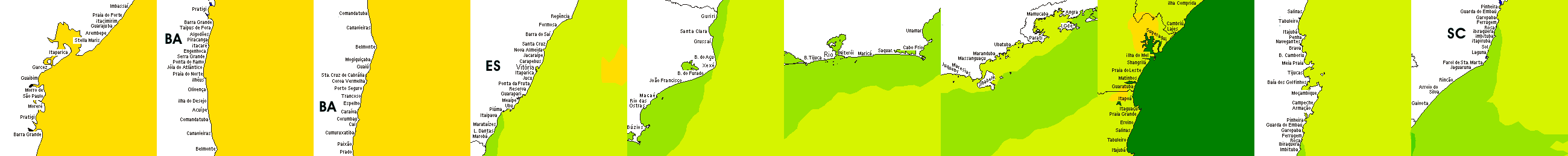 praia Atoleiro - Matinhos - Paraná - Brasil - Previsão de Ondas e Vento ...